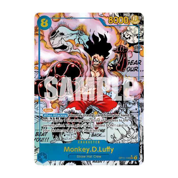 One Piece Card Game – OP11 – A Fist of Divine Speed – Booster Display